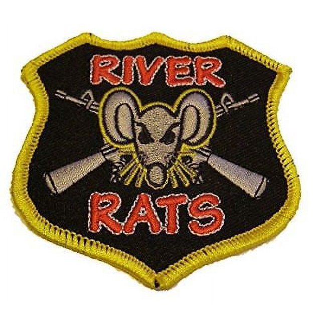 USN NAVY VIETNAM WAR RIVER RATS PATCH PBR PATROL BOAT RIVER MEKONG ...