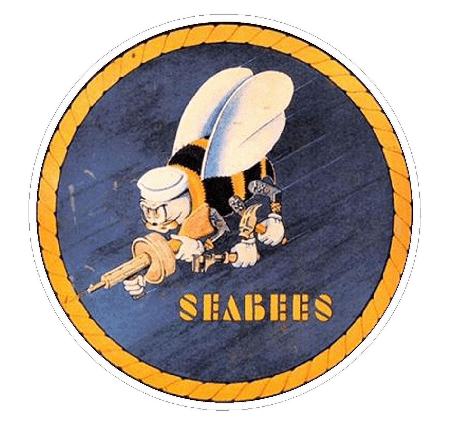 USN Seabee (M38) Navy Decal Sticker Car/Truck Laptop/Netbook Window ...