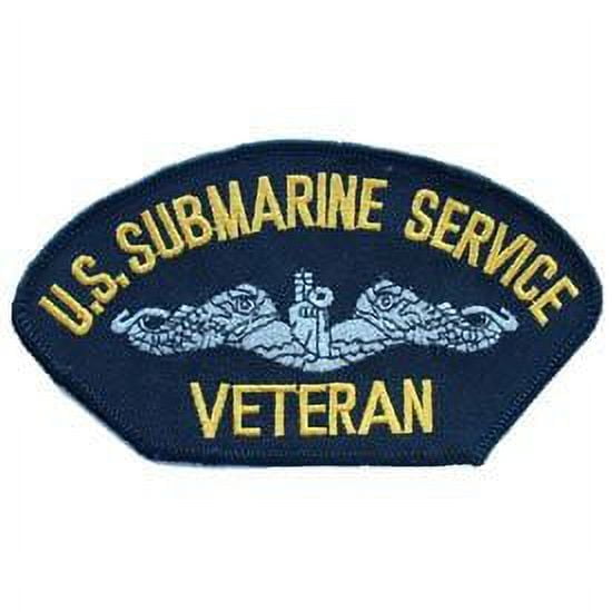 USN, U.S. Submarine Service Veteran - Embroidered Patches, Iron On ...