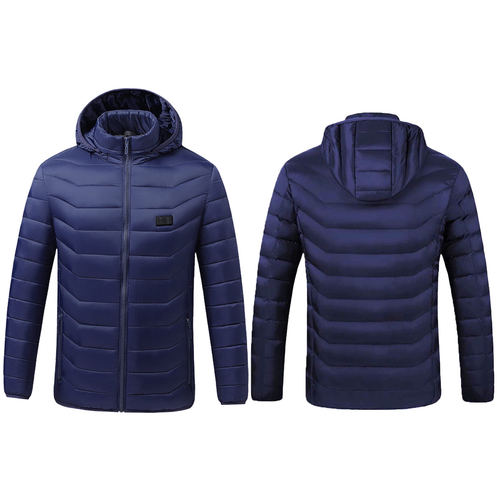 USNSM Heated Jacket Heated Coat for Women and Men with Hood, for Winter ...