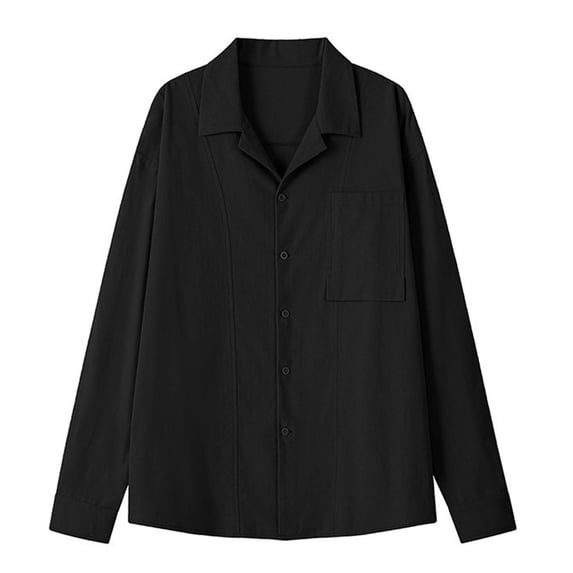 USNSM (M-5XL) Plus Size Men's Casual Lightweight Shirt Jacket Work ...