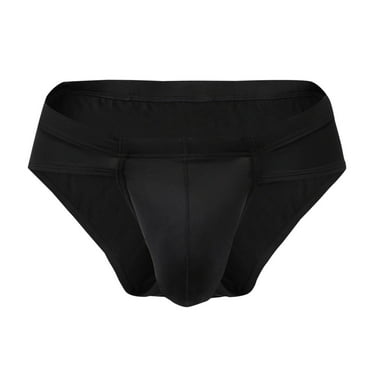 USNSM Ice Silk Men Briefs Super Thin And Breathable Quick Dry Solid ...
