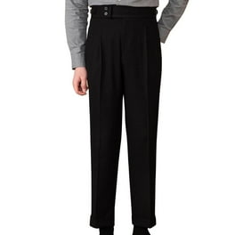 Frontwalk Men's Slim Dressy Stretchy High Waist Suit Pants Frontwalk Men's Slim Dressy Stretchy High Waist Suit Pants
