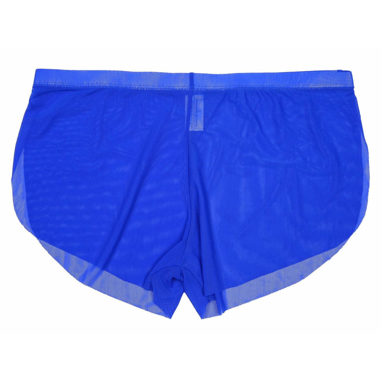 USNSM Men's Mesh See Through Boxers Silk Underwear Sheer Boxer Trunk ...