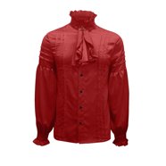 Leg Avenue Men's Ruffled Renaissance Shirt - Walmart.com
