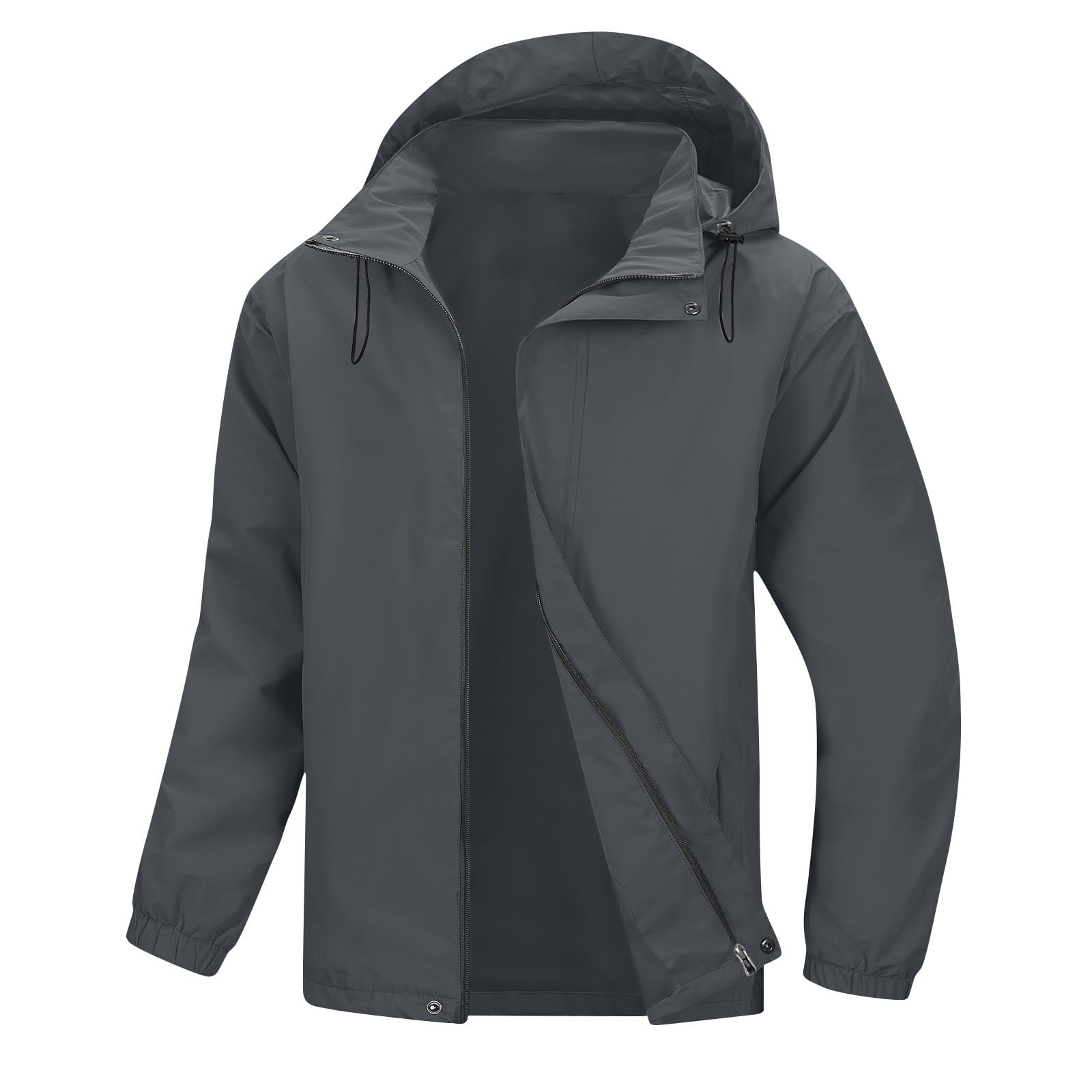 USNSM Packable Rain Jacket Men's Lightweight Waterproof Rain Shell ...
