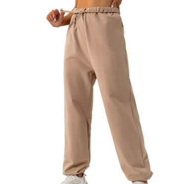 3 Pack: Women's Relaxed Fit Fleece Open Bottom Sweatpants Pockets ...