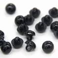 USOSOU 100PCS 11mm Sew on Eyes Plastic Black Pearl Buttons, for ...