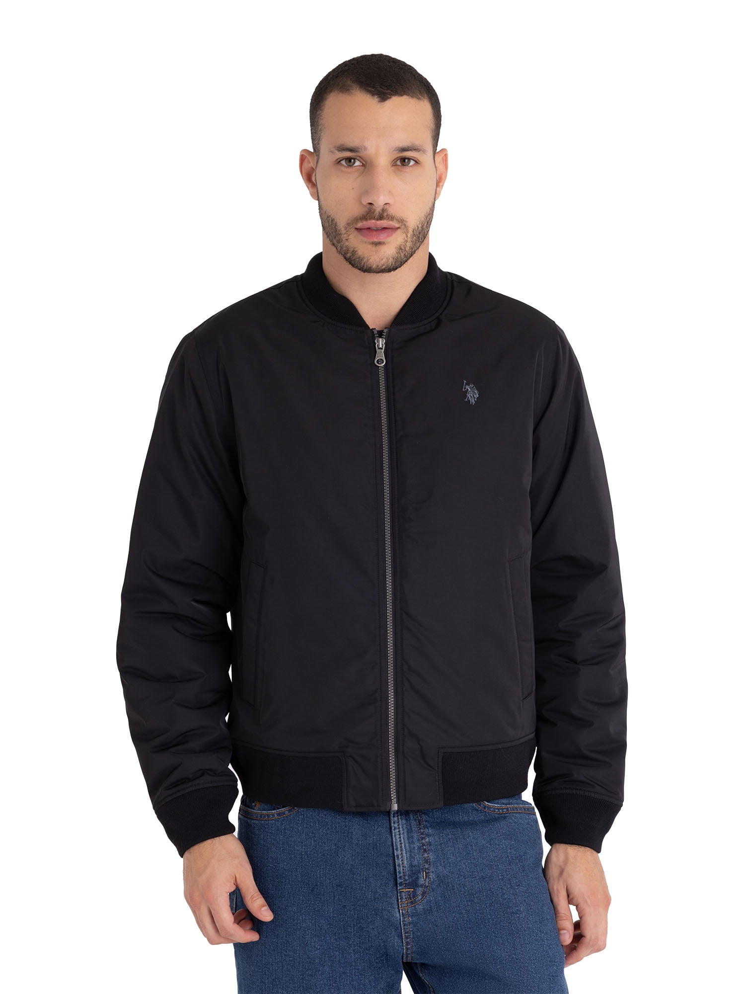 U.S. Polo Assn. Men's Bomber Jacket - Walmart.com