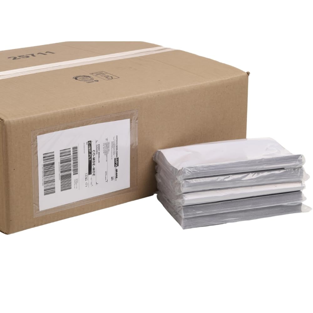 USPACKSMART 500 Units, 6"x8.5" Clear Packing List Shipping Label ...