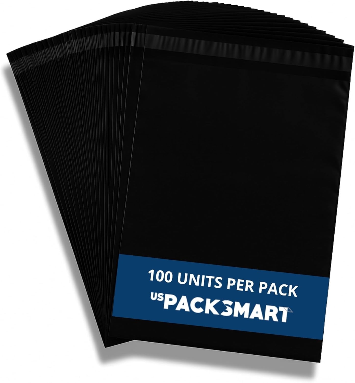 USPACKSMART Black Poly Mailers, 12x15", Opaque, 100-Pack Mailing ...