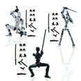 USPEED 3PCS Assembly Completed T13 Action Figure,3D Printed Multi ...