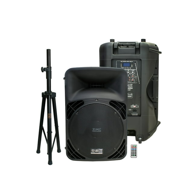 USPRO15BT 15" Active Self Powered Amplified PRO PA DJ Loudspeaker with ...