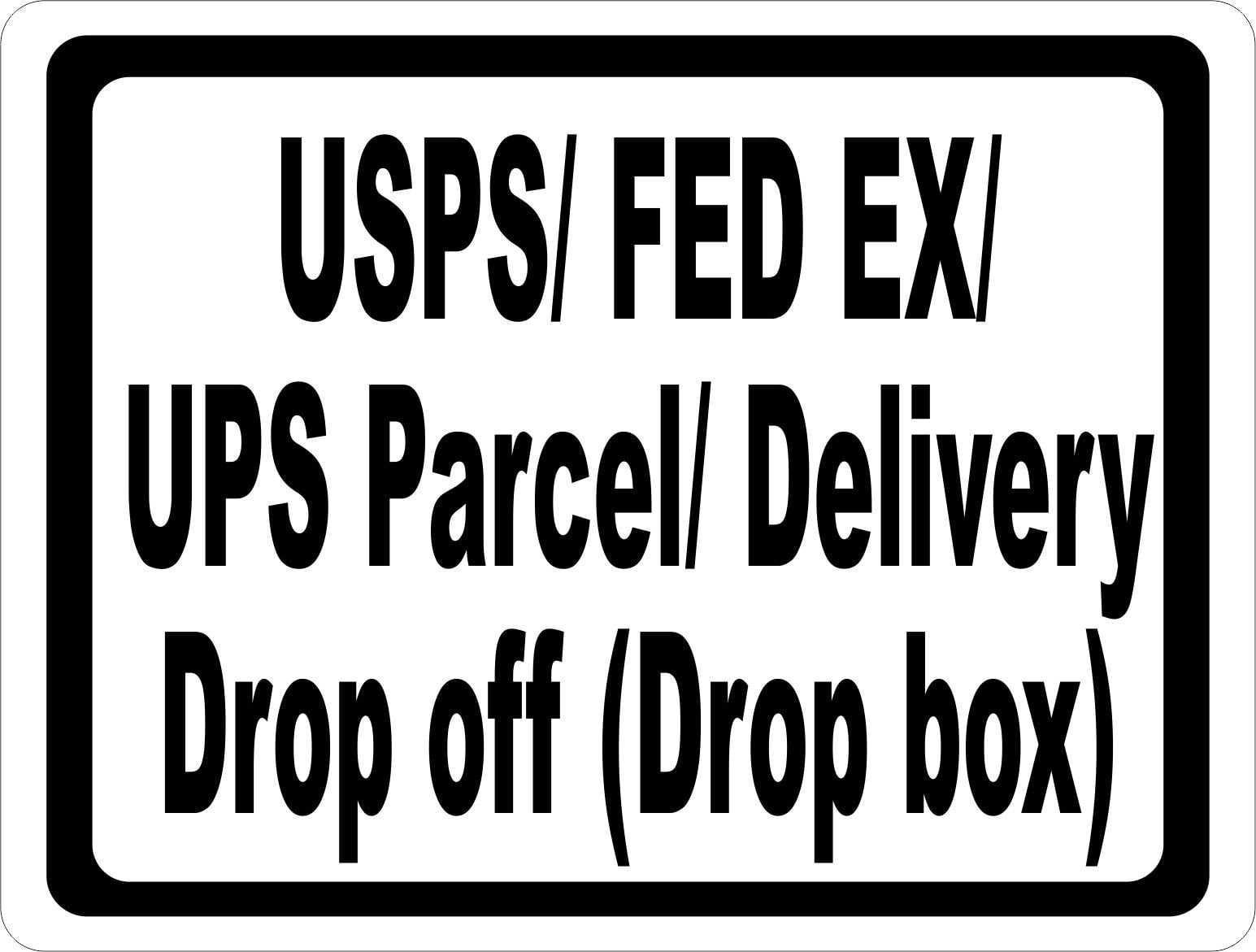 USPS Federal Express UPS Parcel Delivery Sign - Walmart.com