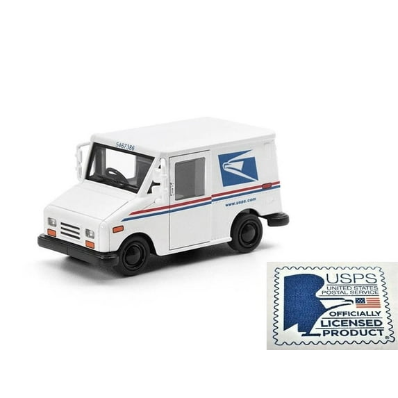 USPS Mail Truck Die-Cast Toy Vehicle, 2.5 Inch Mini Postal Delivery ...