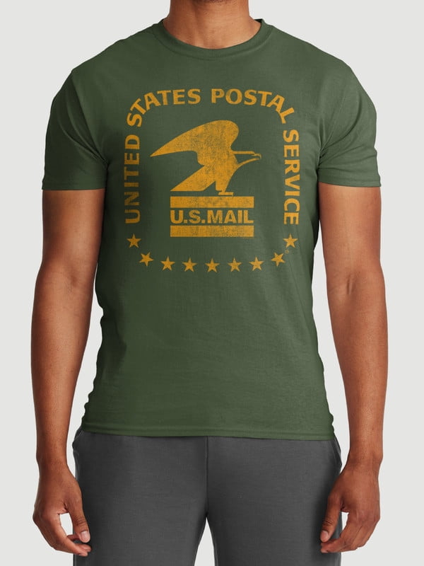 USPS Men's Short Sleeve T-Shirt U.S. Mail United States Postal Service ...