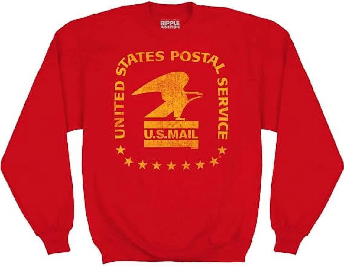 USPS Men's Sweatshirt U.S. Mail United States Postal Service Standing ...