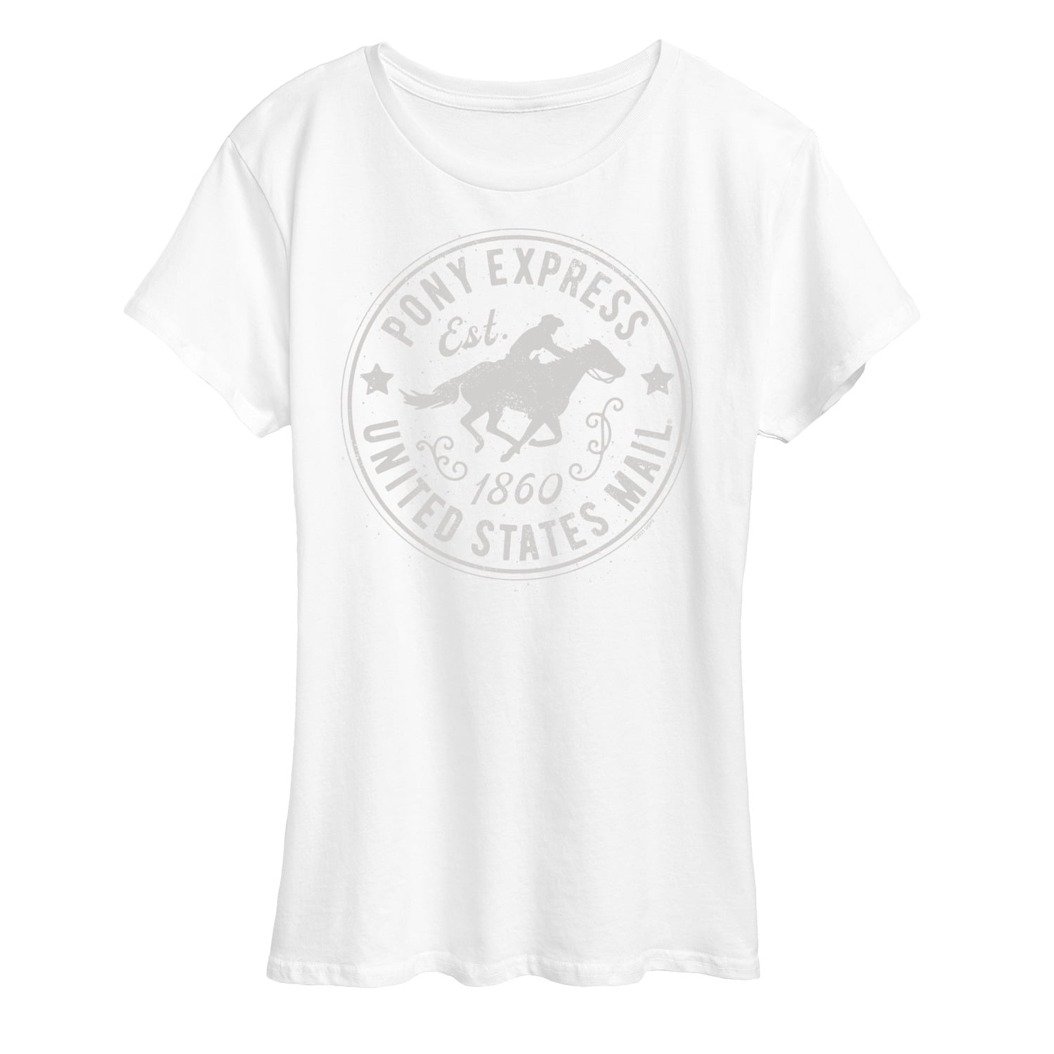 USPS - Pony Express Stamp United States Mail - Men's Long Sleeve T ...