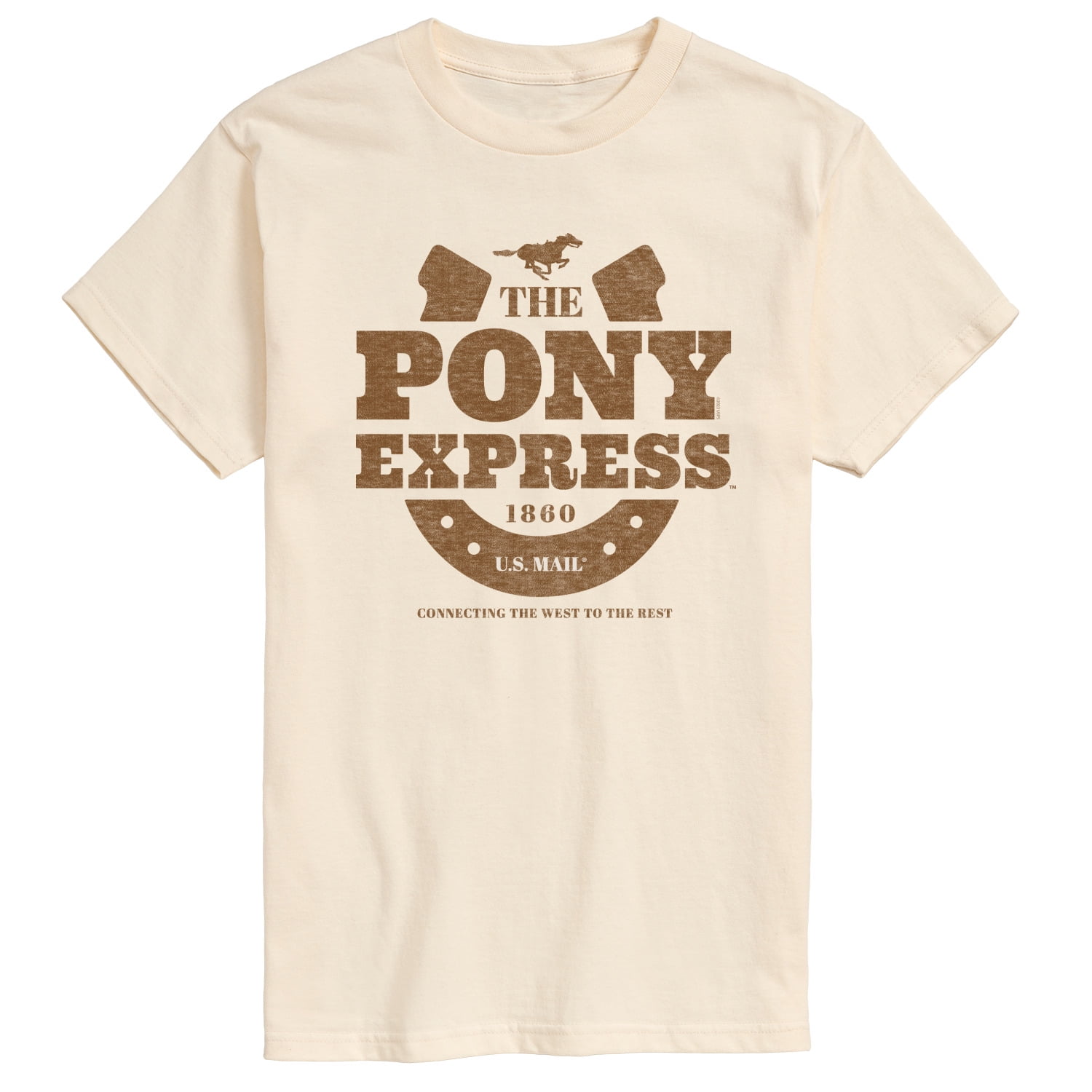 USPS - The Pony Express U.S. Mail 1860 - Men's Short Sleeve Graphic T ...