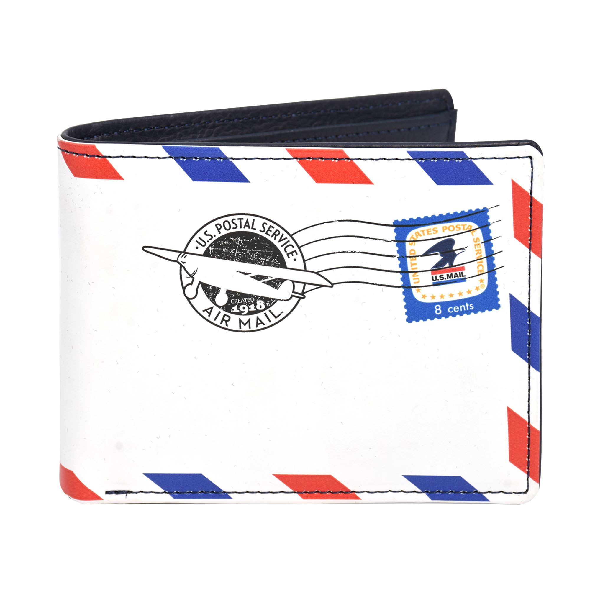 USPS U.S Mail Eagle Logo Bifold Wallet, Slim Wallet in Decorative Tin ...