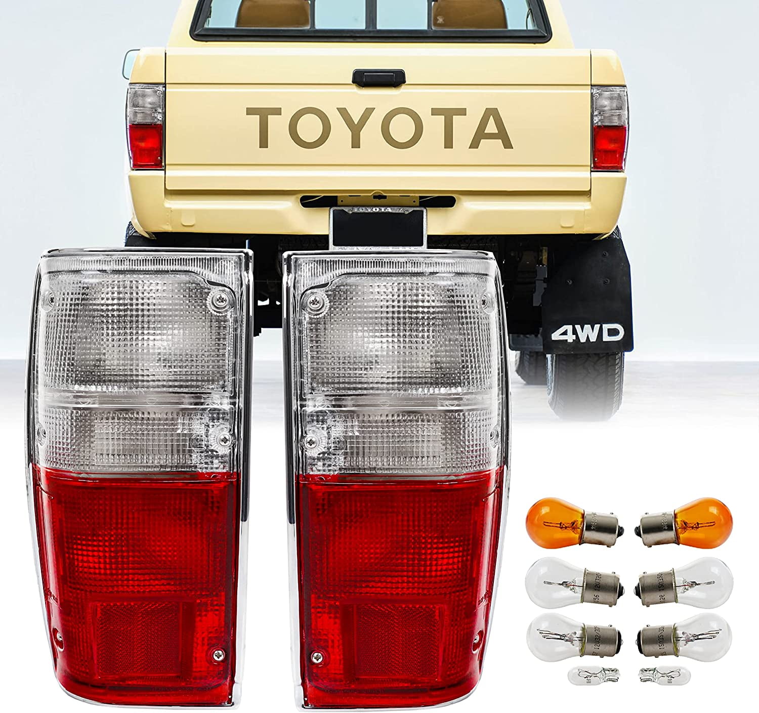 USR 84-88 4Runner Tail Lights - Rear Replacement Taillight Lamp Set ...