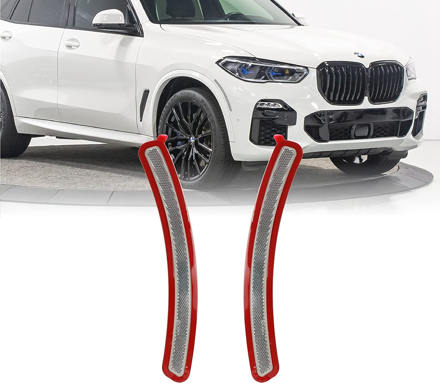 USR BMW X5 G05 Side Marker Lights - Euro Style Clear Lens Front Bumper ...