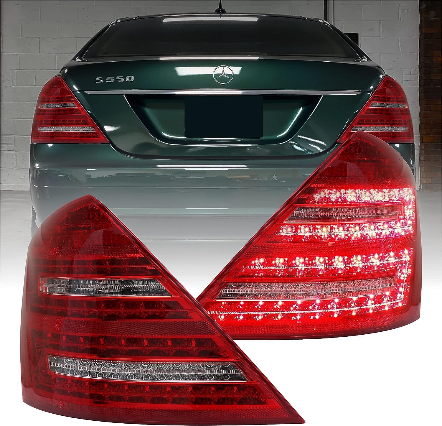 USR DEPO 07-09 W221 S-Class UPGRADE Stock Facelift Replacement Rear ...