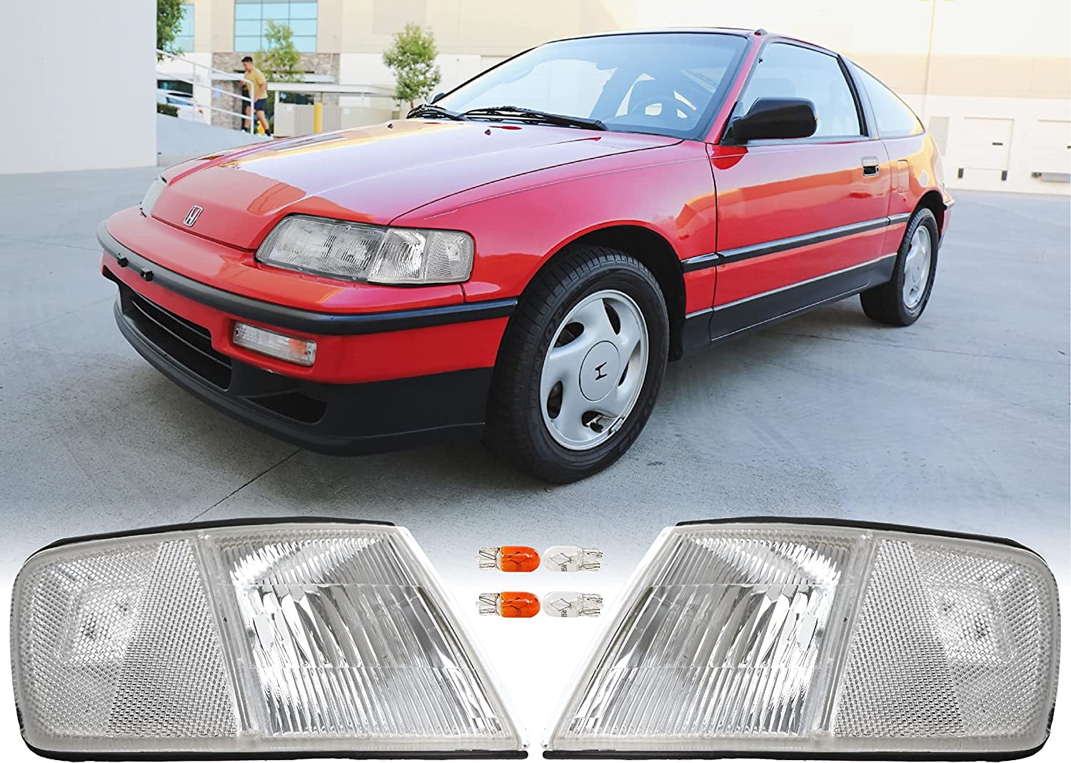 USR DEPO 90-91 CRX Corner Lights - Front Cornering Parking Turn Signal ...