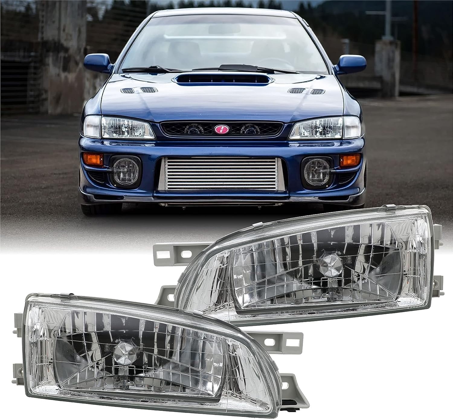 USR DEPO 95-01 Impreza UPGRADE Stock Replacement Crystal Glass ...