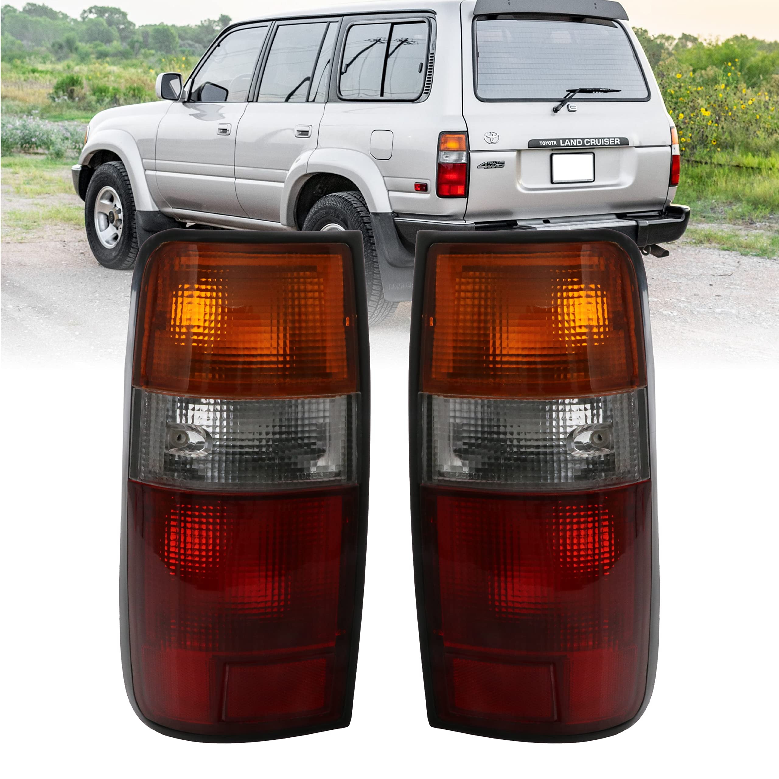 USR DEPO FJ80 Tail CM31 Lights - Replacement Rear Tail Lamps Set (Left ...