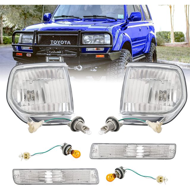 USR DEPO FJ80 Turn Signal Lights - COMBO Front Corner Parking + Bumper ...