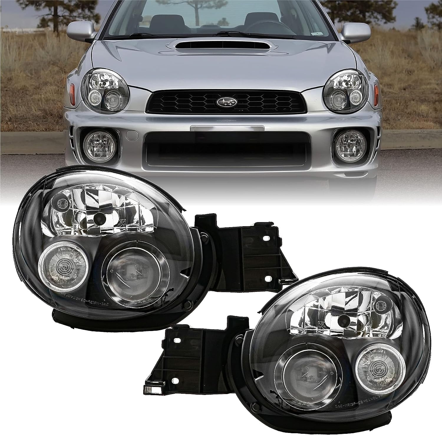 USR DEPO Impreza WRX Bugeye UPGRADE Stock Replacement Headlight ...