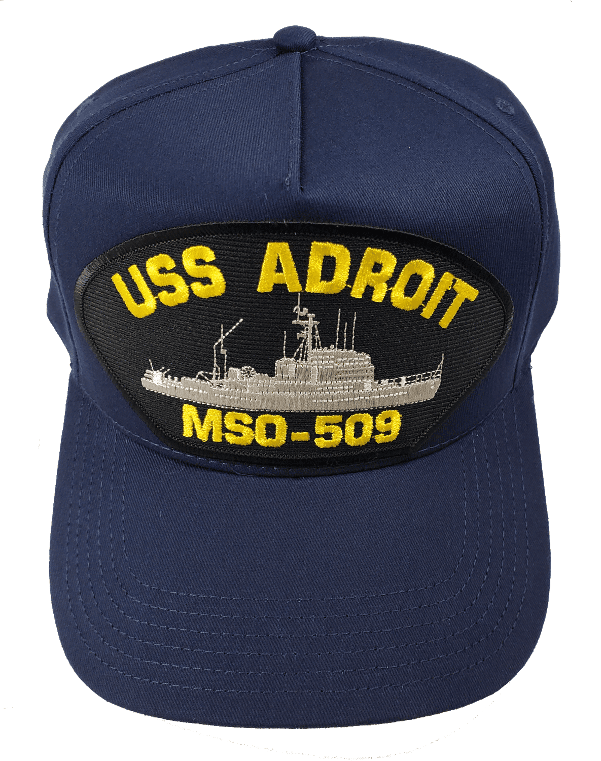 USS ADROIT MSO-509 Ship HAT - Navy Blue - Veteran Owned Business - Walmart.com