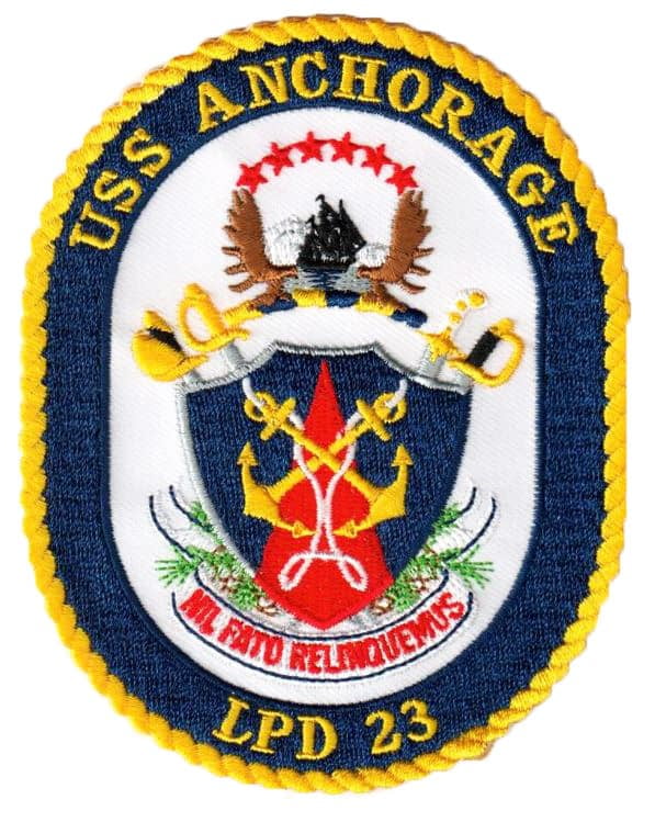 USS ANCHORAGE LPD-23 Patch – Sew On - Walmart.com