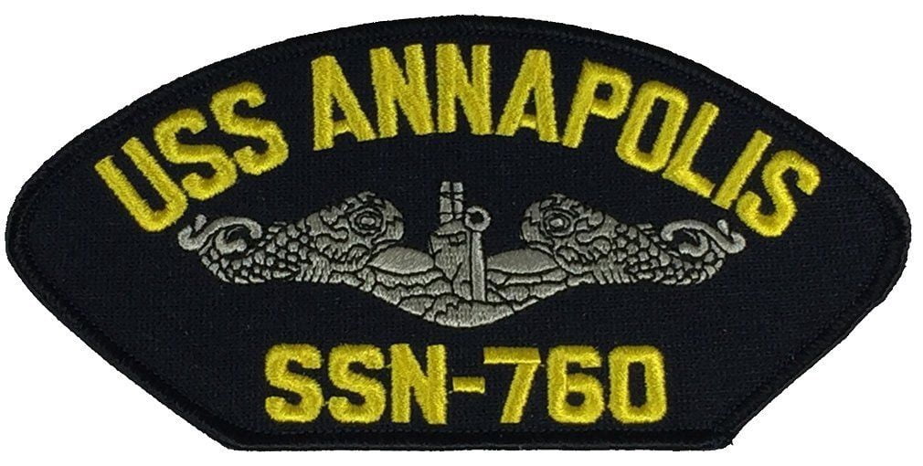 USS ANNAPOLIS SSN-760 PATCH USN NAVY SUBMARINE LOS ANGELES CLASS BORN ...