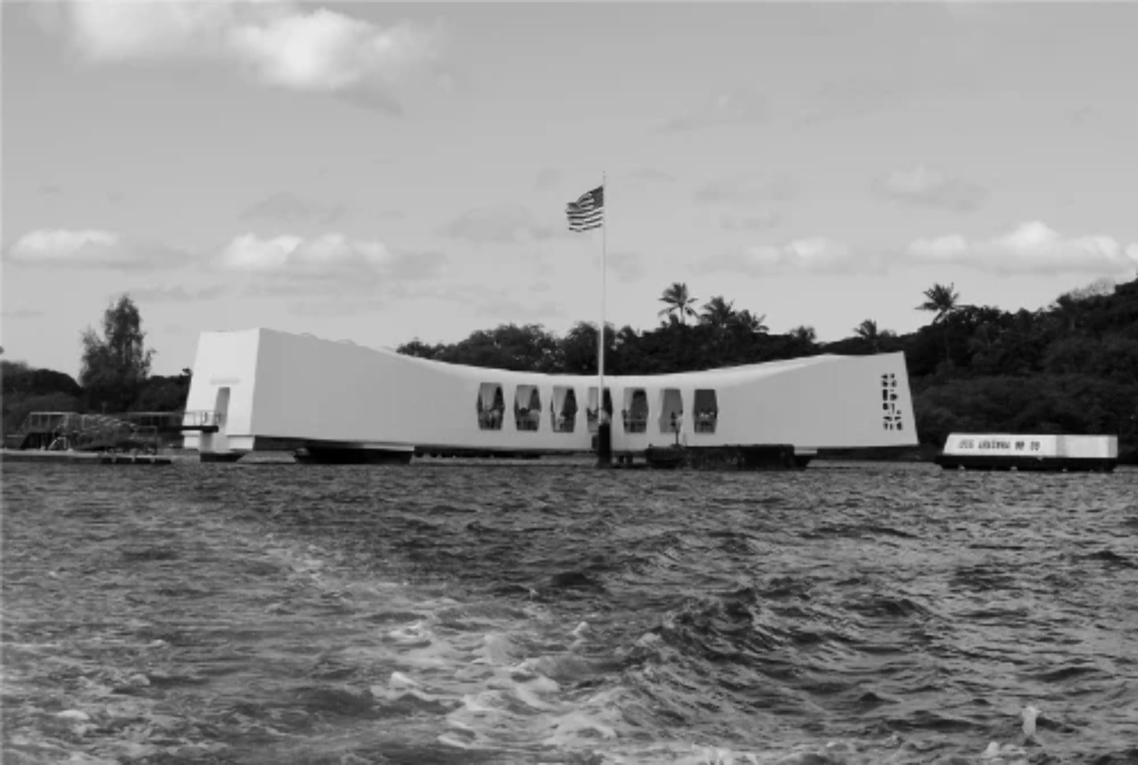 USS ARIZONA MEMORIAL GLOSSY POSTER PICTURE PHOTO BANNER pearl harbor ...