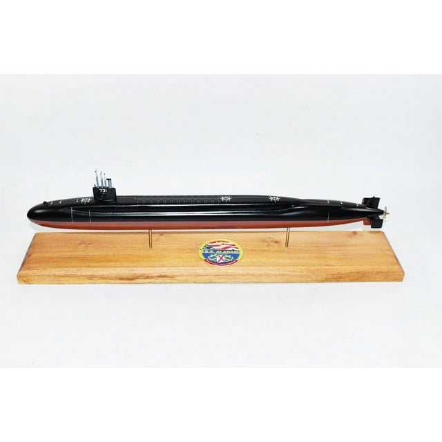 USS Alabama SSBN-731 Submarine Model,Navy,Scale Model,Mahogany,20 inch ...