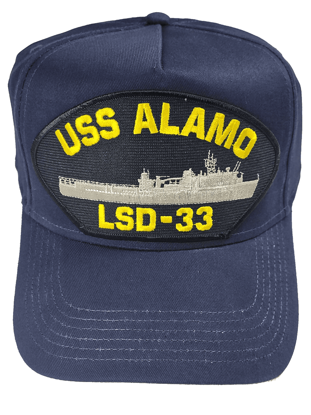 USS Alamo LSD-33 Ship HAT - Navy Blue - Veteran Owned Business ...