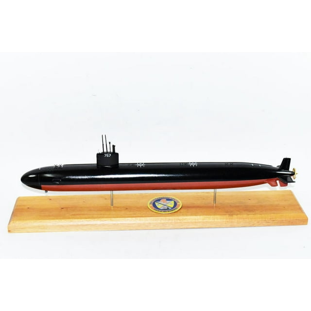 USS Alexandria SSN-757 Submarine,Navy,Scale Model,Mahogany,20 inch,LA ...