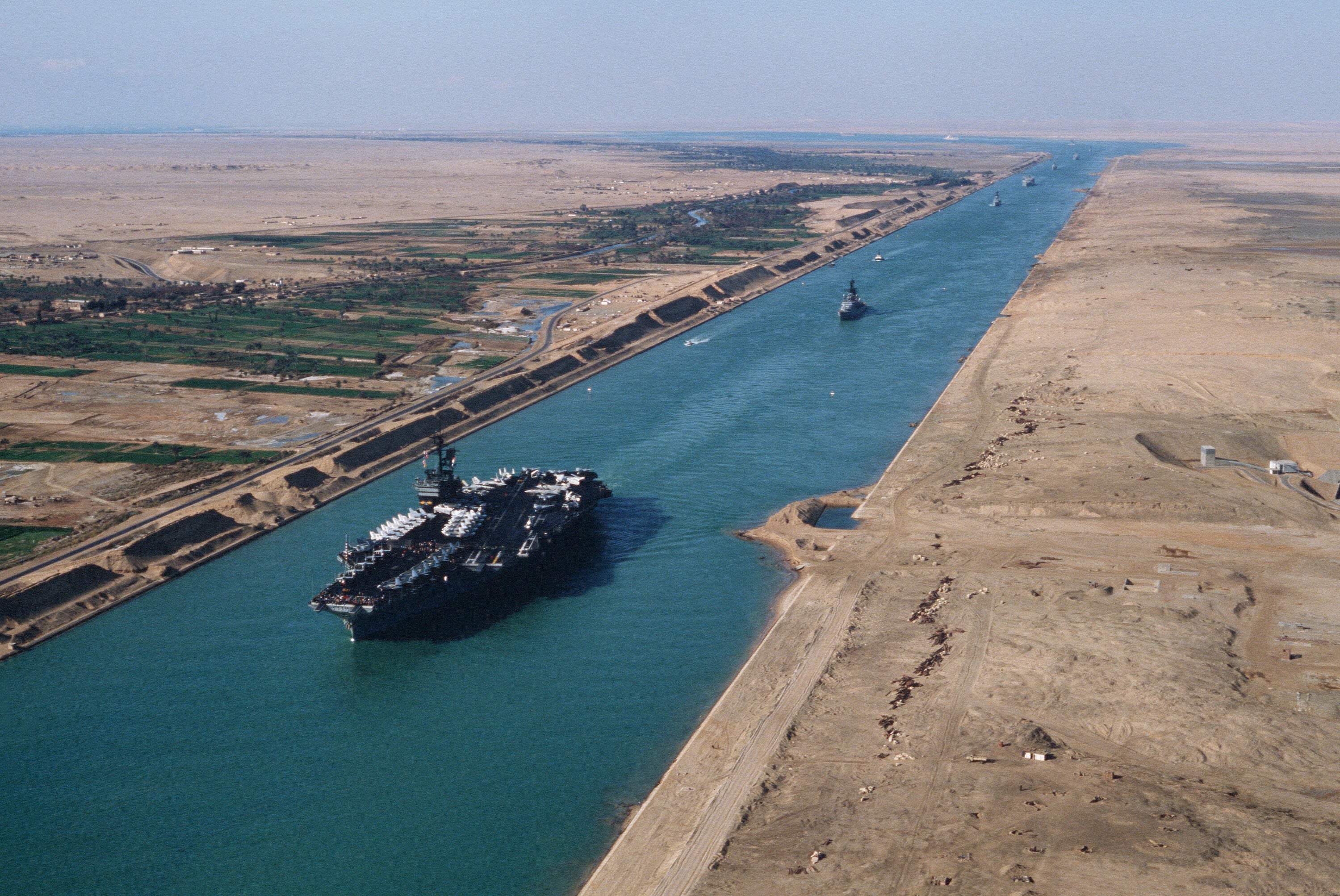 USS America CV-66 Suez Canal 1981 POSTER PICTURE PHOTO PRINT BANNER ...