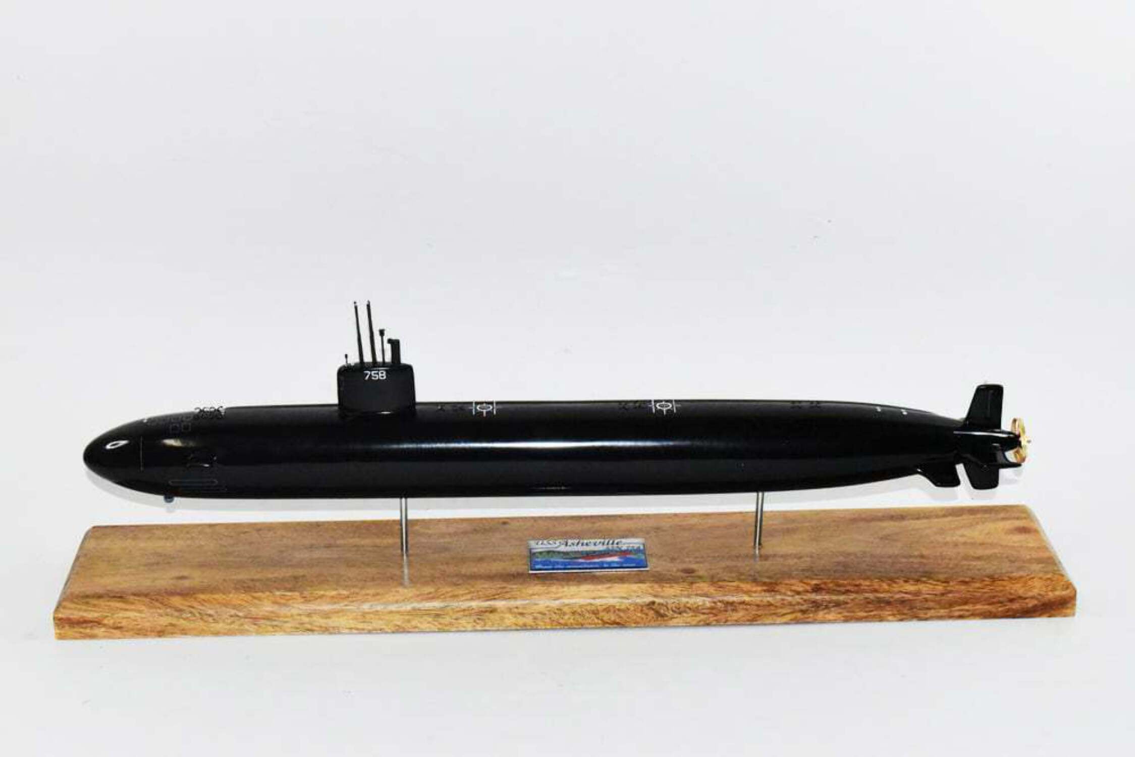 USS Asheville SSN-758 (Black Hull) Submarine Model,Navy,Scale Model ...