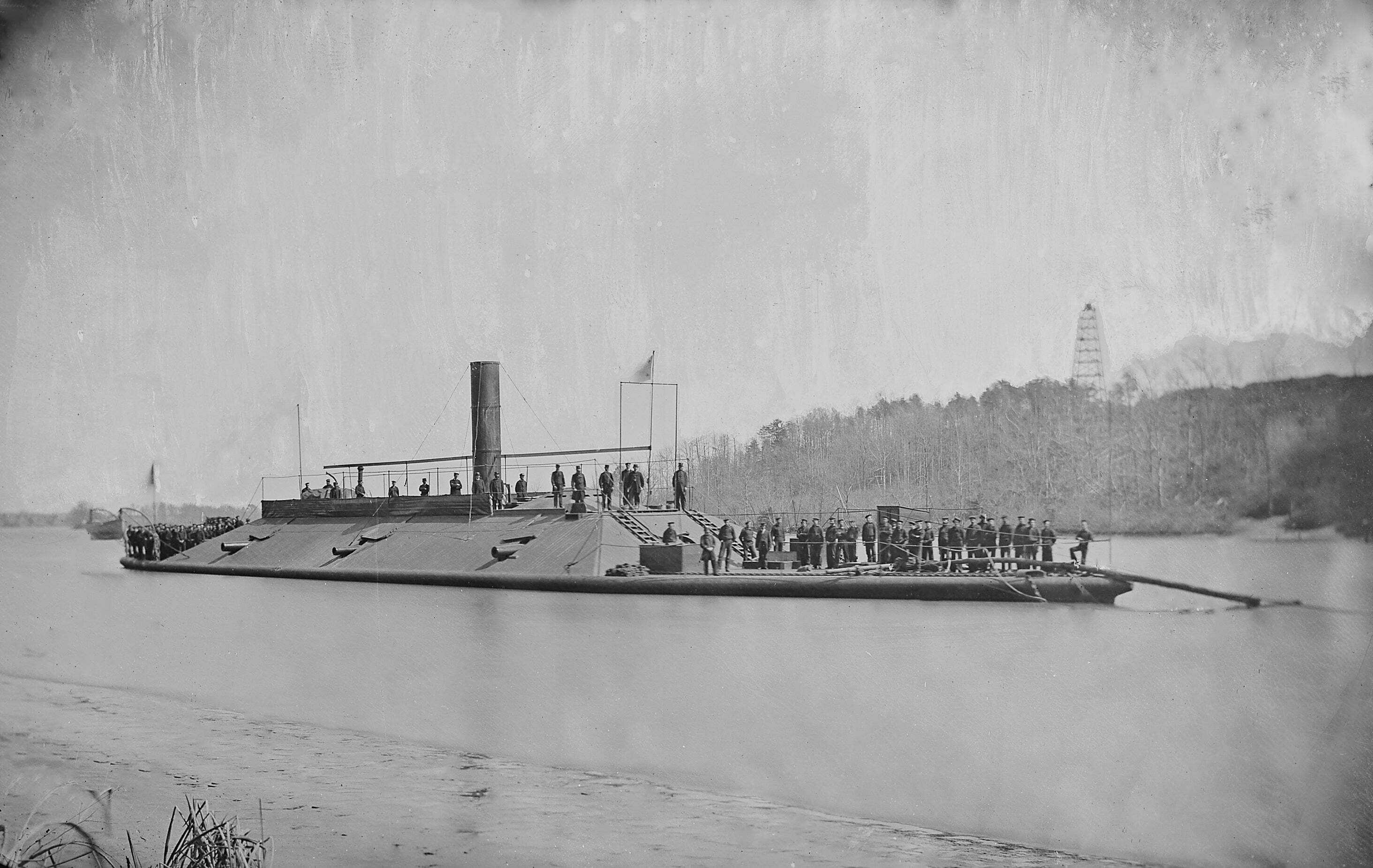 USS Atlanta Ironclad James River GLOSSY POSTER PICTURE PHOTO PRINT ...