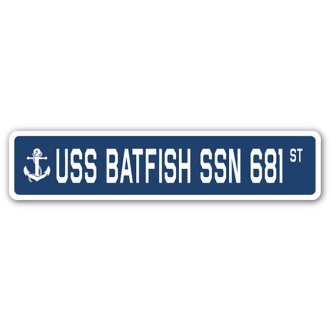 USS BATFISH SSN 681 Street Sign us navy ship veteran sailor gift ...