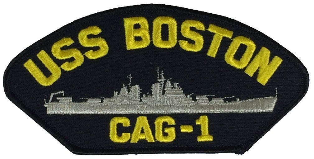 USS BOSTON CAG-1 PATCH USN NAVY SHIP BALTIMORE CLASS HEAVY CRUISER CA ...