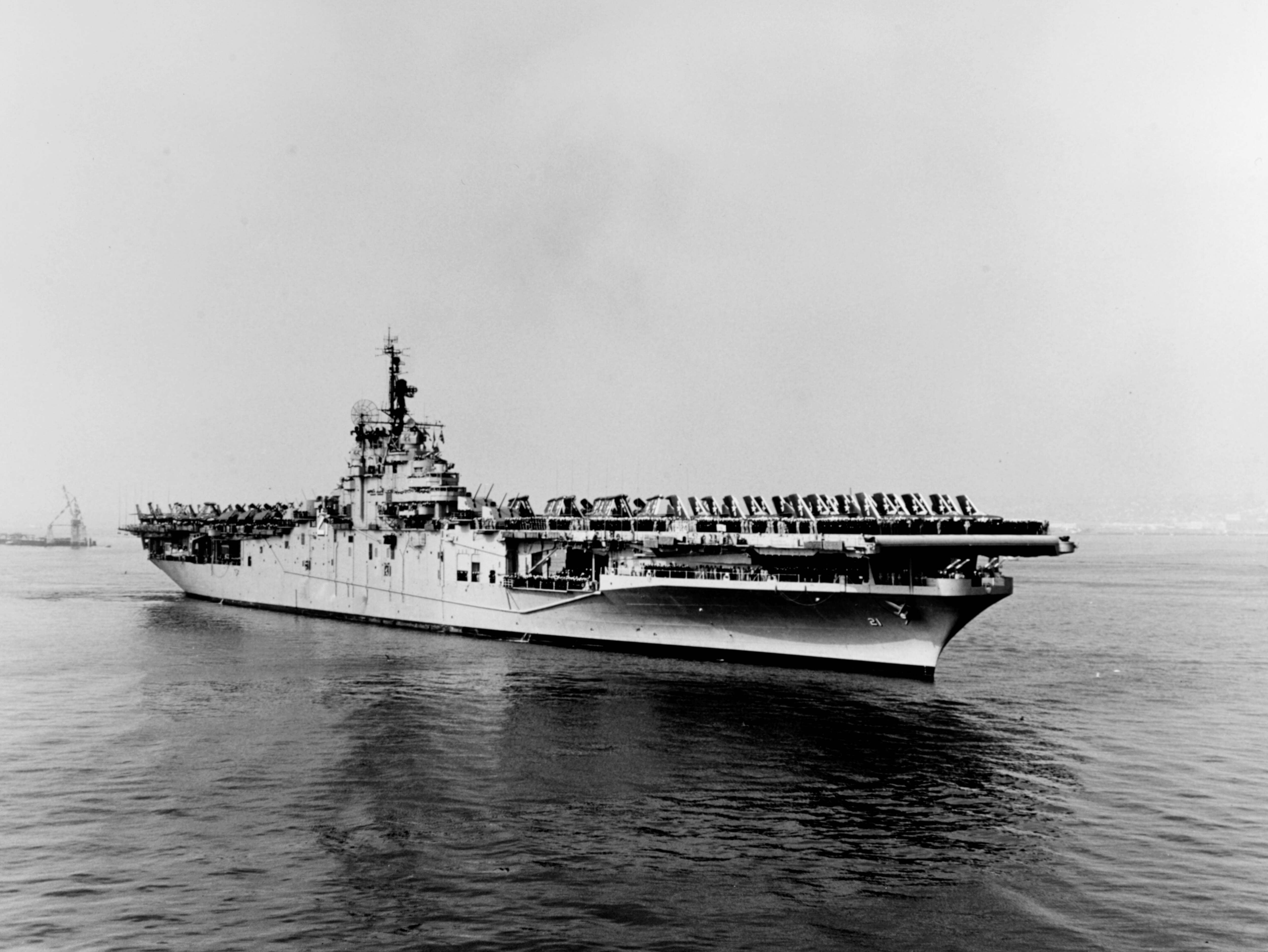 USS Boxer Carrier Ship CVA-21 1954 POSTER PICTURE PHOTO PRINT BANNER ...