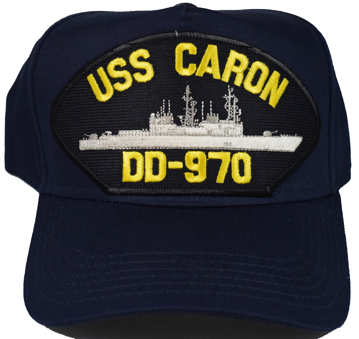 USS CARON DD-970 HAT - NAVY BLUE - Veteran Owned Business - Walmart.com