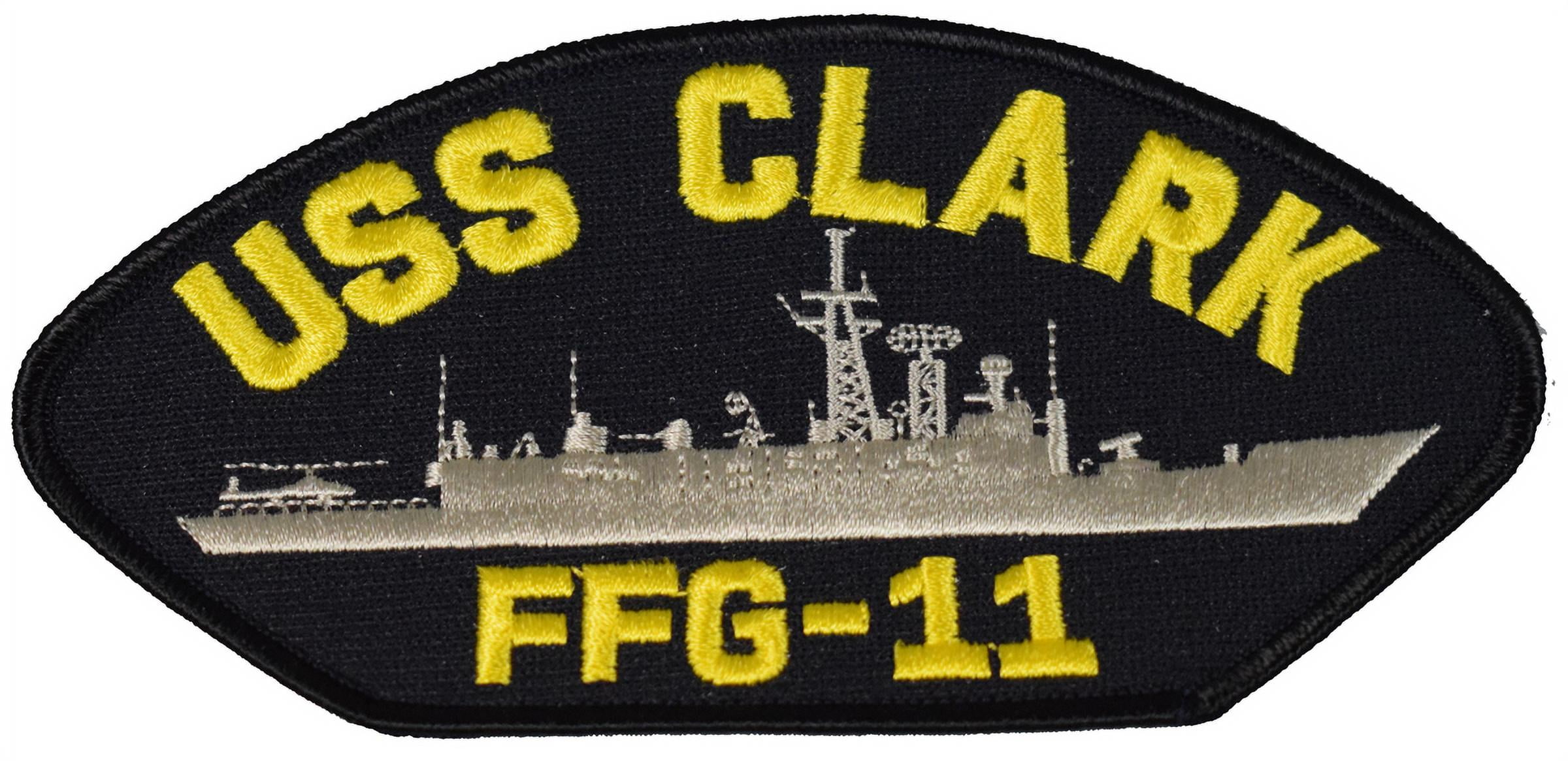 USS CLARK FFG-11 SHIP PATCH - GREAT COLOR - Veteran Owned Business ...