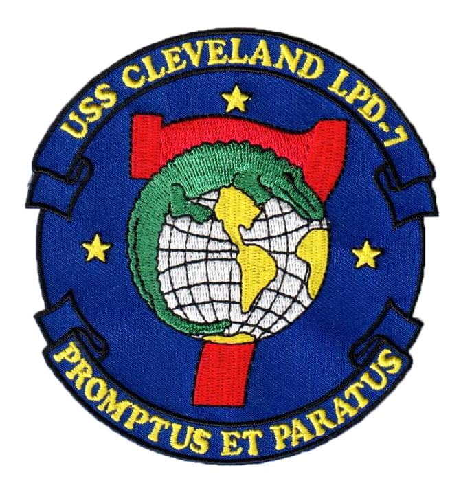 USS CLEVELAND LPD-7 Patch – Sew On - Walmart.com