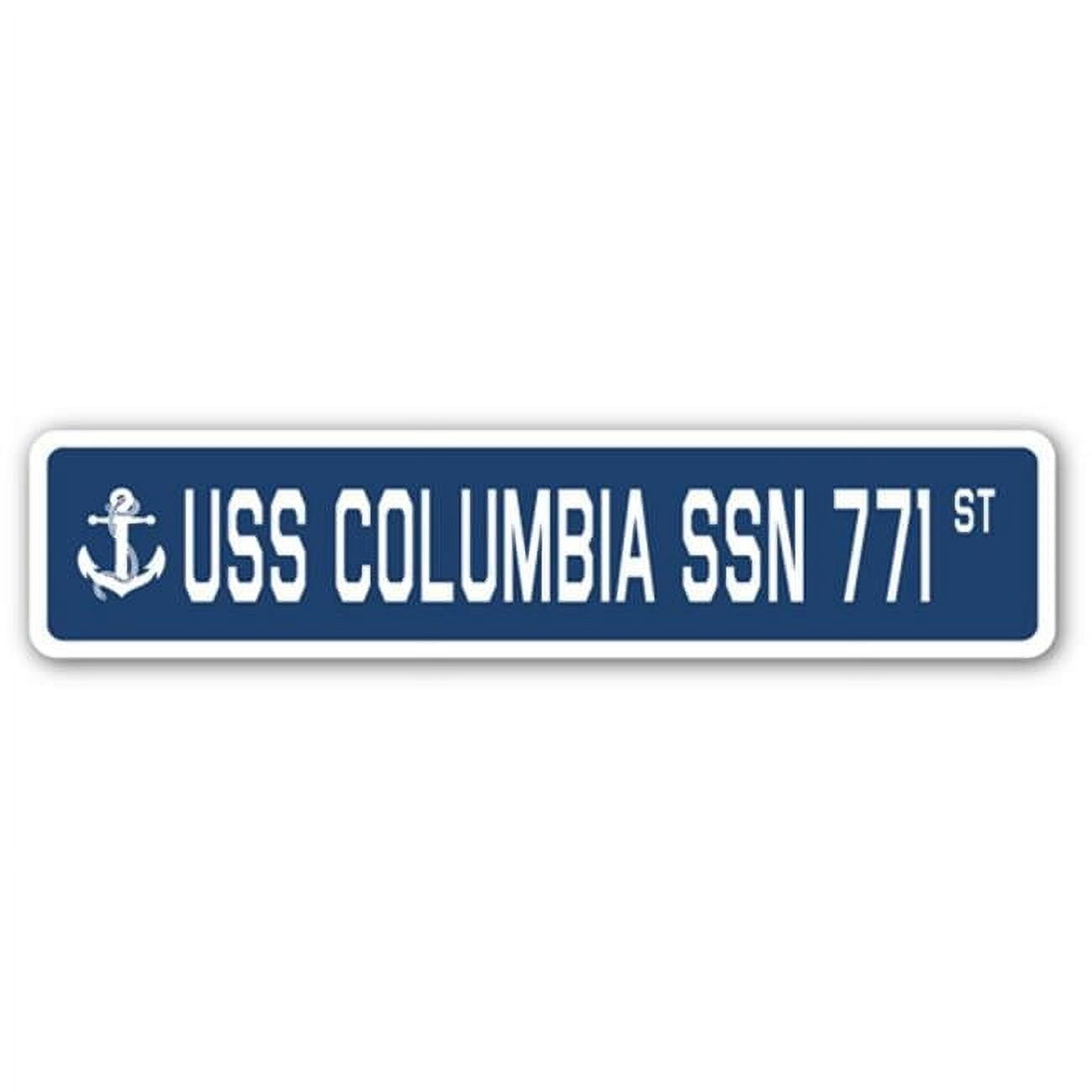USS COLUMBIA SSN 771 Street Sign us navy ship veteran sailor gift ...