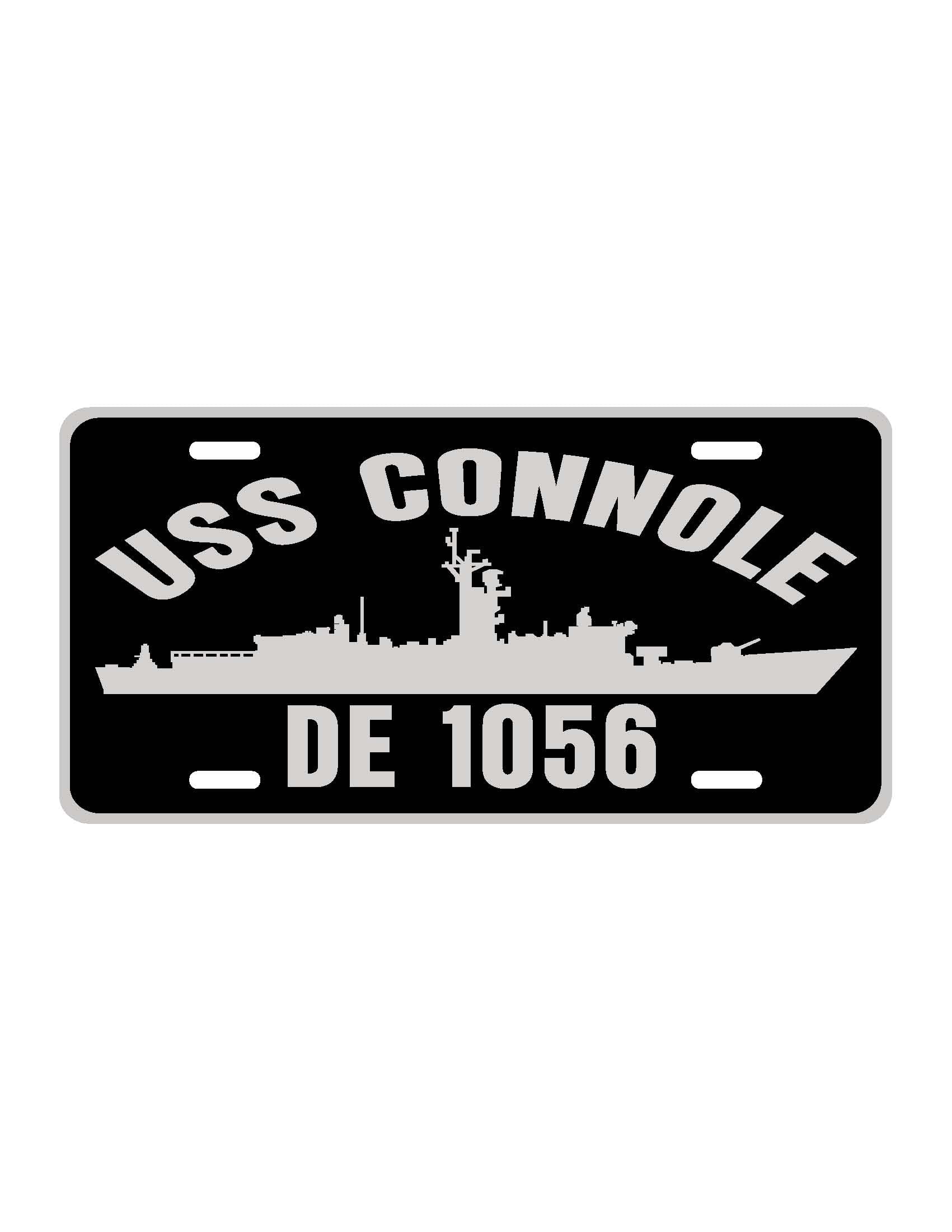 USS CONNOLE DE 1056 Aluminum License Plate Military Navy USN Car Truck ...